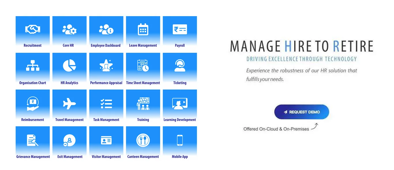 India’s most comprehensive HRMS software | Book free demo today